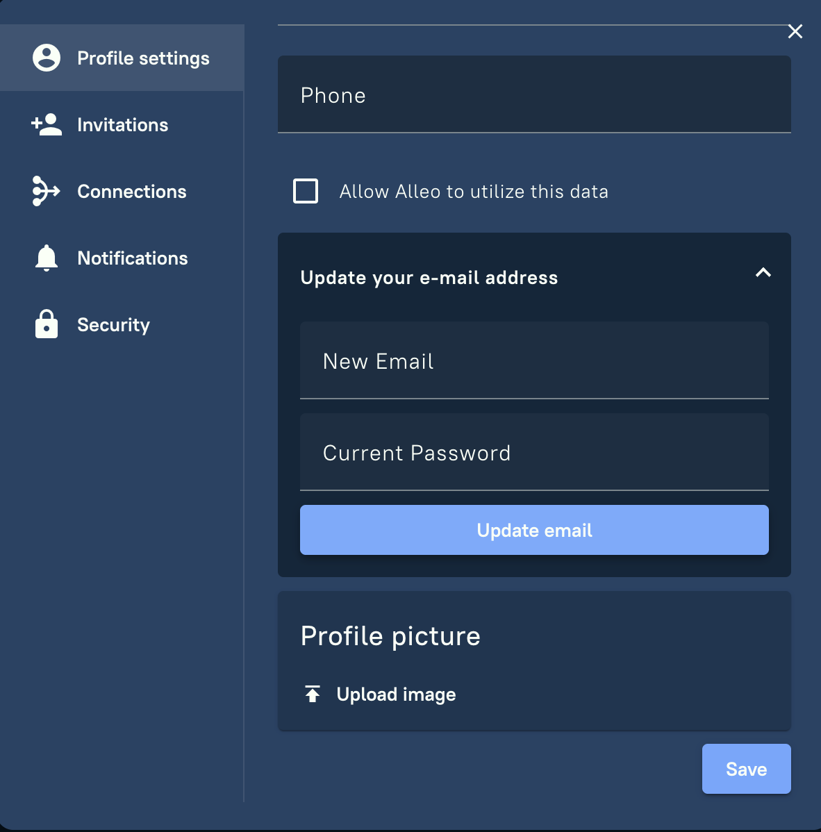 How to change the email address linked to your Alleo account – Alleo